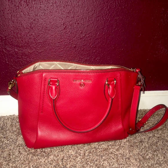 Michael Kors | Bags | Red Michael Kors Purse | Poshmark